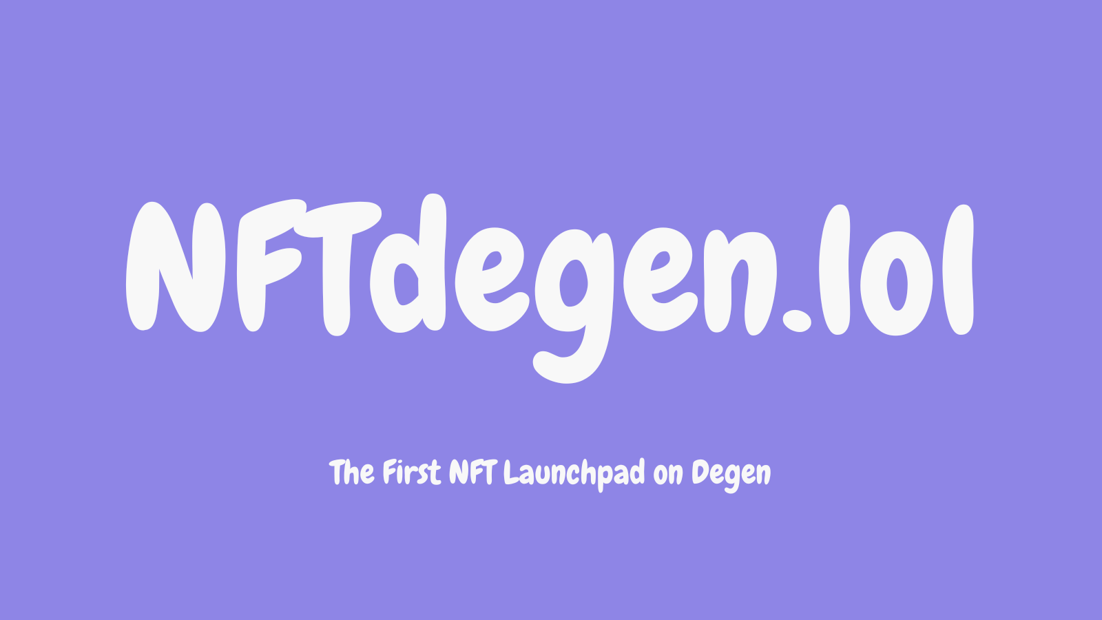 New NFTs | NFTdegen.lol | NFT Launchpad & Marketplace on Degen Chain